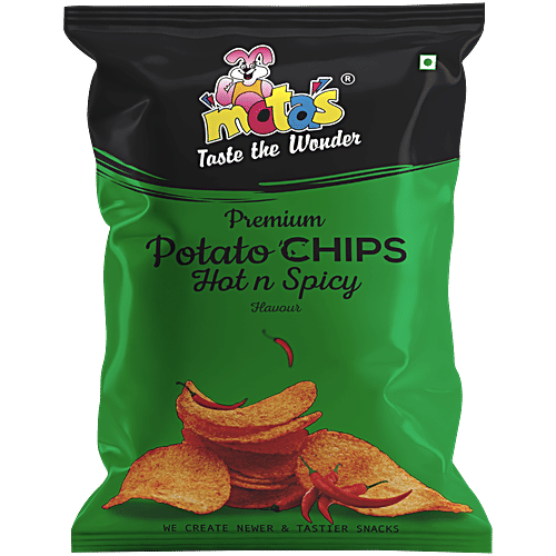 Buy mota's Premium Potato Chips - Hot N Spicy Online at Best Price of ...