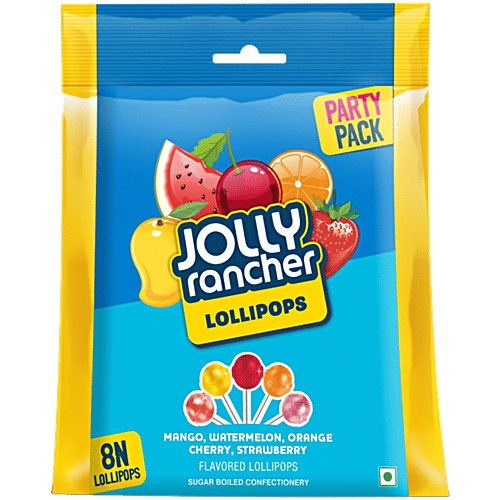 Buy Jolly Rancher Lollipops Party Pack With Mango, Watermelon, Orange ...