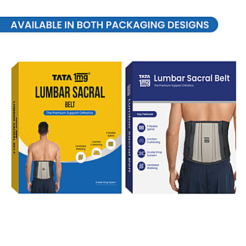 Buy Tata 1mg Lumbar Sacral Belt For Lower Back Support Universal Online ...