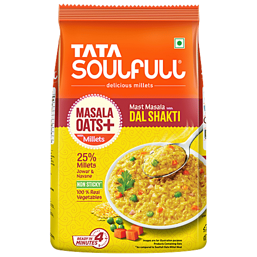 Buy Tata Soulfull Masala Oats + - With Millets Online at Best Price of ...