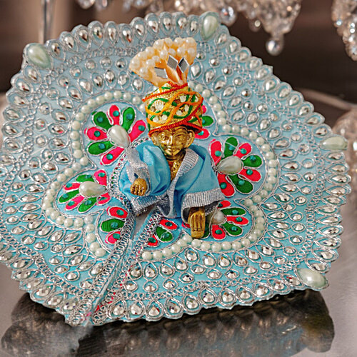 Buy House of Festivals Ladoo Gopal Glass Pagdi - Size 1, Assorted ...