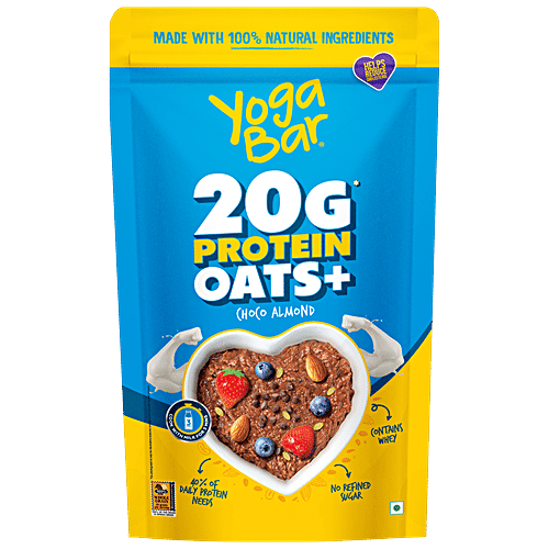 Buy Yoga Bar High Protein Oats - 20 g Protein, Choco Almond Oatmeal ...