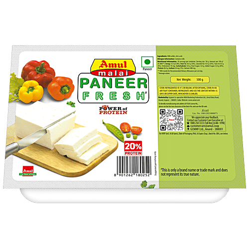 Buy Amul Fresh Paneer Block Online at Best Price of Rs 240 - bigbasket