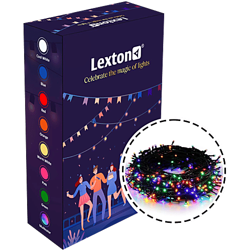 Buy Lexton 40 LED Power Pixel Serial String/Fairy Light - 36 Ft Long ...