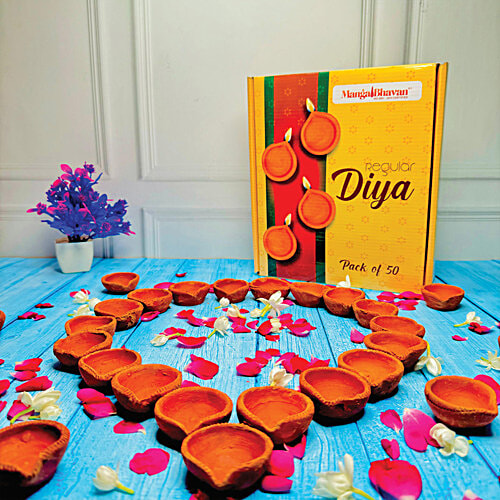 Buy Mangal Bhavan Normal Regular Diyas Online at Best Price of Rs 149 ...