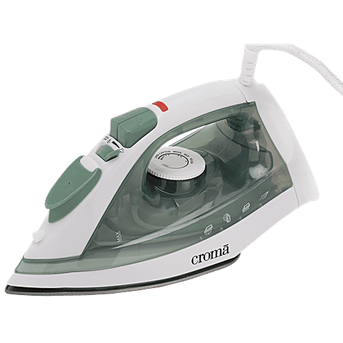 Buy Croma 1600 Watts Steam Iron (Overheat Safety, CRAH2053, Grey ...