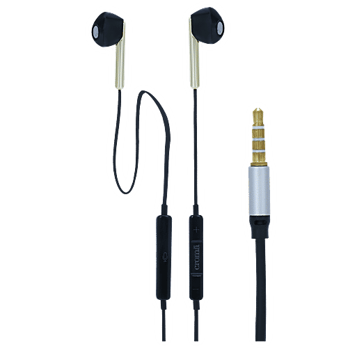 Buy Croma CREEH2001SWIEP Wired Earphone with Mic (In Ear, Black) Online ...