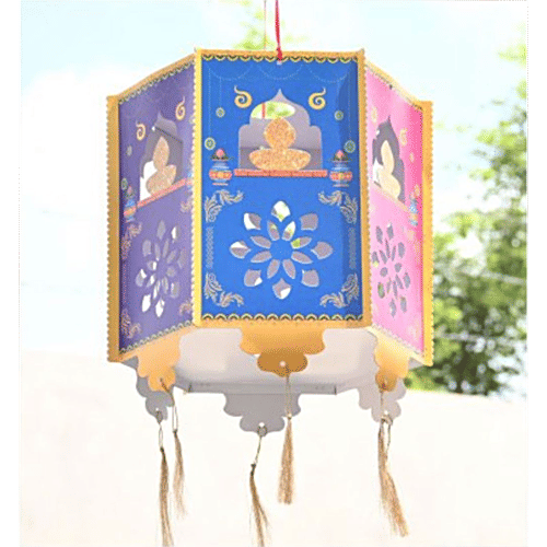 Buy Pearlfiesta Hexagonal Kandeel - 30 x 30 x 28 cm Online at Best ...