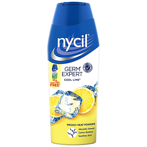 Buy Nycil Prickly Heat Powder - Cool Lime Online at Best Price of Rs ...