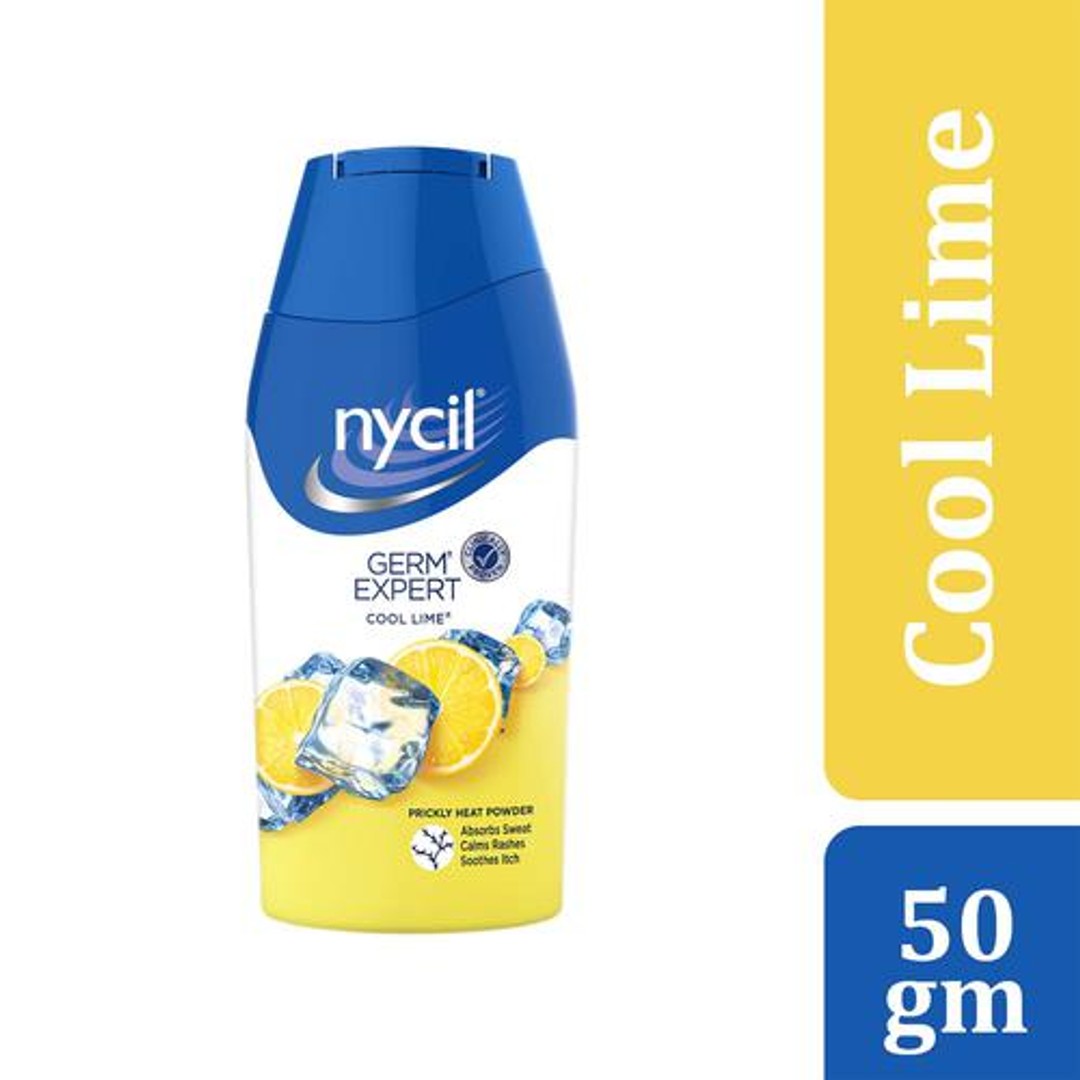 Buy Nycil Germ Expert Prickly Heat Powder - Cool Lime Online at Best ...