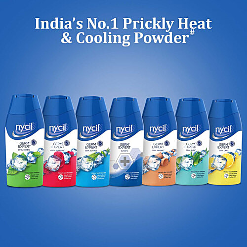 Buy Nycil Germ Expert Prickly Heat Powder - Cool Classic Online at Best ...