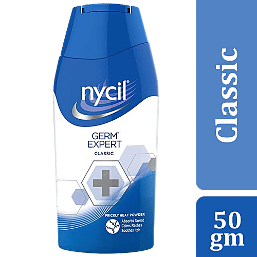 Buy Nycil Germ Expert Prickly Heat Powder - Classic Online at Best ...
