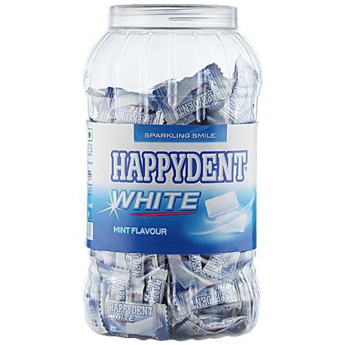 Buy Happydent White Chewing Gum - Mint Flavour, Freshens Breath ...