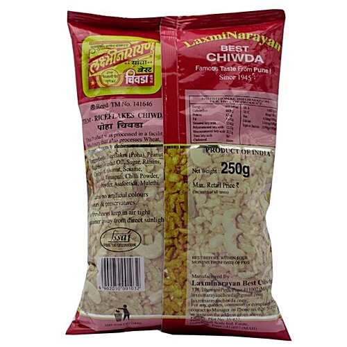 Buy Lakshmi Narayan Namkeen Poha Chiwda 250 Gm Online at the Best Price ...