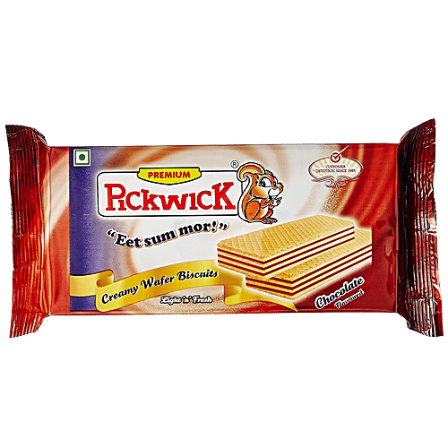 Buy Pickwick Wafer Biscuit Chocolate Flavour 75 Gm Pouch Online at the ...