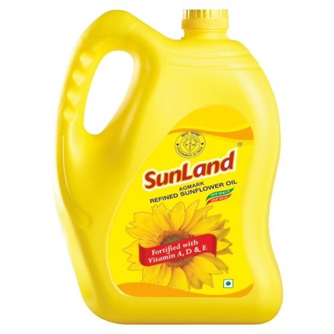 Buy Sunland Refined Sunflower Oil 5 Ltr Can Online at the Best Price of ...