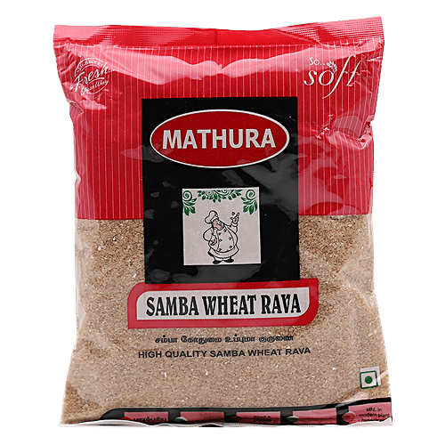 Buy Mathura Samba Wheat Rava 500 Gm Online at the Best Price of Rs 125 ...