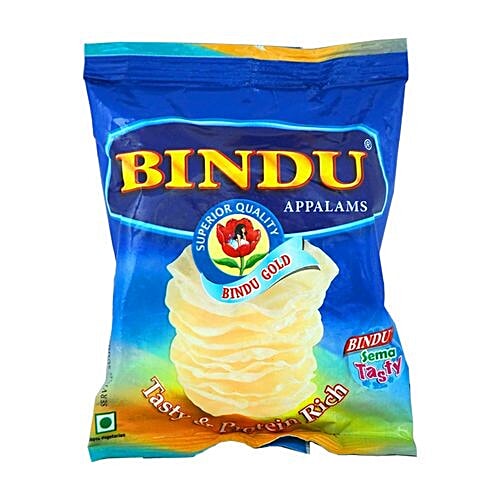 Buy Bindu Papad Gold 100 Gm Pouch Online at the Best Price of Rs 80 ...