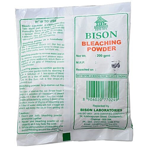 Buy Bison Bleaching Powder 200 Gm Online at the Best Price of Rs 20 ...