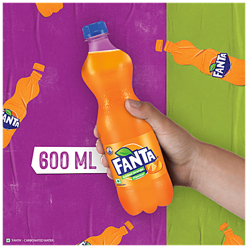Buy Fanta Soft Drink Orange Flavour 600 Ml Online at the Best Price of Rs 38 - bigbasket