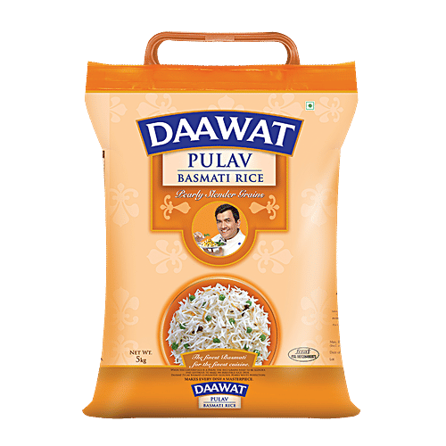 Buy Daawat Basmati Rice Pulav 5 Kg Pouch Online At Best Price of Rs 671 ...