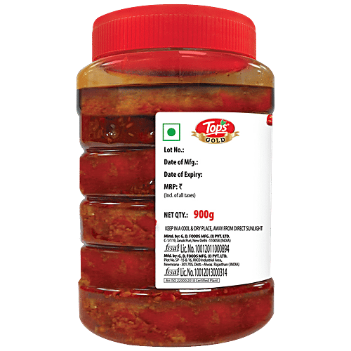 Buy Tops Pickle Stuffed Red Chilli 950 gm Jar Online at the Best Price ...