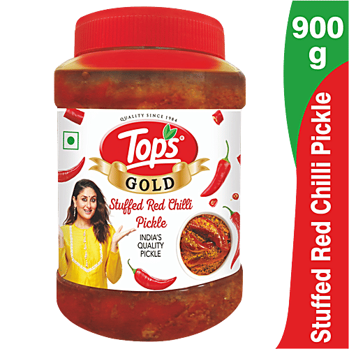 Buy Tops Pickle Stuffed Red Chilli 950 gm Jar Online at the Best Price ...