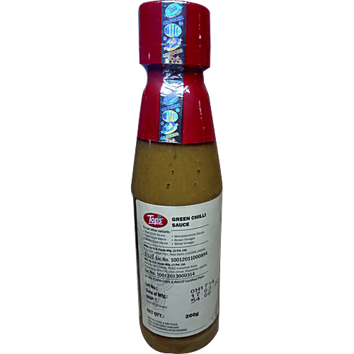Buy Tops Sauce Green Chilli 200 Gm Bottle Online at the Best Price of ...