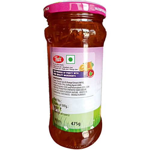 Buy Tops Jam Orange 500 Gm Bottle Online at the Best Price of Rs 150 ...