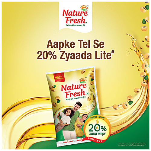 Buy Nature Fresh Soyabean Oil Acti Lite Refined 1 Ltr Pouch Online at ...