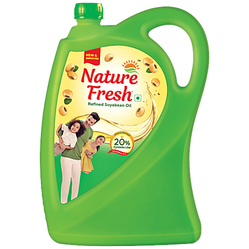 Buy Nature Fresh Soyabean Oil Acti Lite Refined 5 Ltr Can Online at the ...