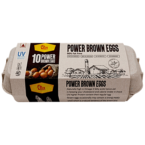 Buy Hen Fruit Eggs Super Brown 10 Pcs Carton Online at the Best Price ...