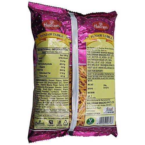 Buy Haldirams Namkeen Punjabi Tadka Del 200 Gm Pouch Online at the Best Price of Rs 52 - bigbasket
