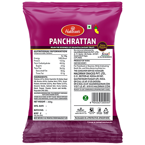 Buy Haldirams Namkeen Panchrattan Del 200 Gm Pouch Online at the Best Price of Rs 96 - bigbasket