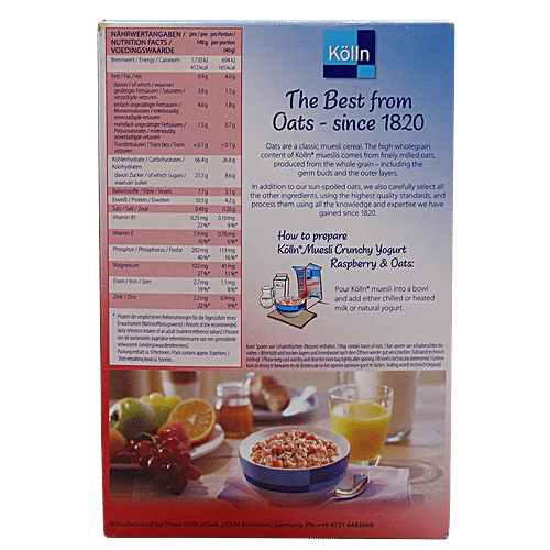 Buy Kolln Muesli - Crunchy Yogurt Raspberry & Oats Online at Best Price ...