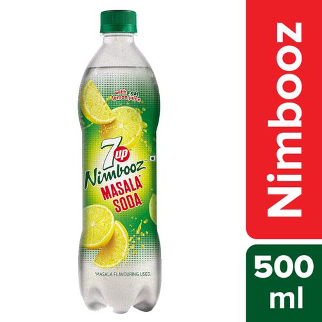 Buy 7 Up Soft Drink Nimbooz Masala Soda 500 Ml Online at the Best Price ...