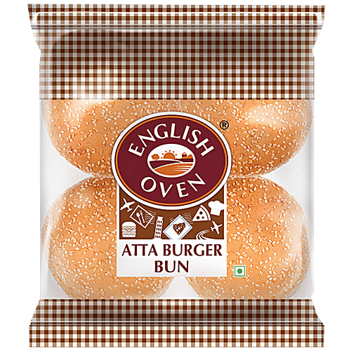 Buy English Oven Atta Burger Bun Online at Best Price of Rs 35 - bigbasket