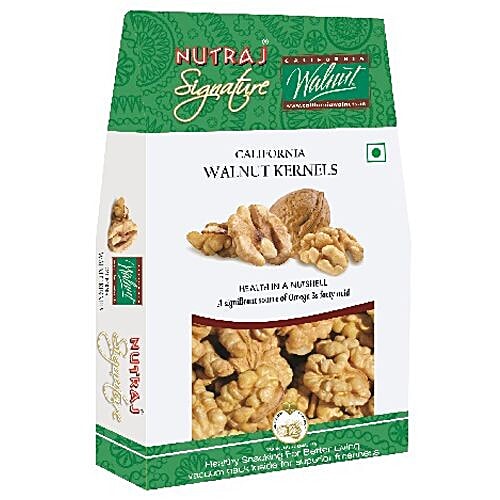 Buy The Nut Lounge By Nutraj Dry Fruits - Walnut/Akhrot, Halves Kernel/Giri, Vacuum Pack, Gold ...