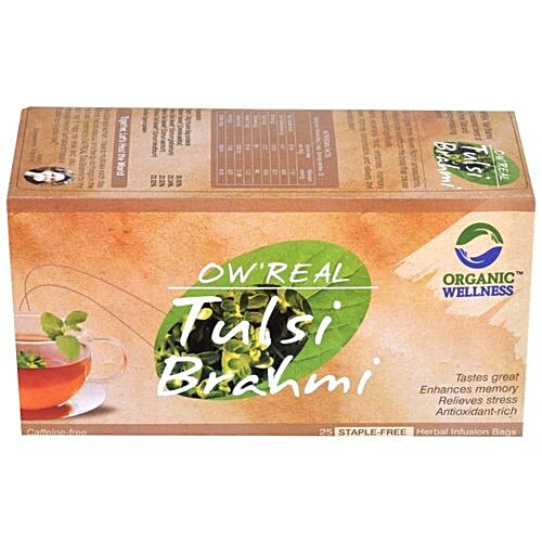 Buy Organic Wellness Real Tulsi Brahmi Tea Online at Best Price of Rs ...