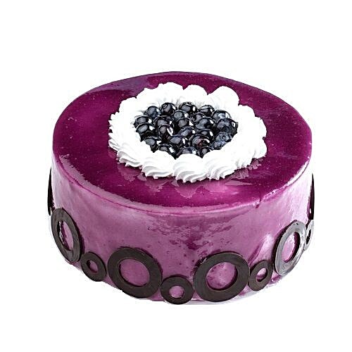 Buy Aubree Fresh Cake - Blueberry, Eggless 500 gm Online at Best Price ...