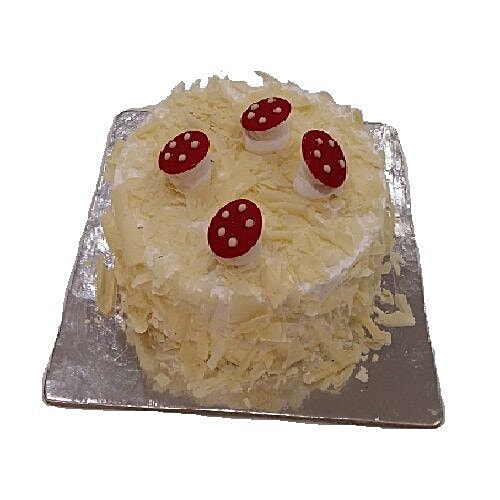 Buy Aubree Fresh Cake - White Forest, Eggless 500 gm Online at Best ...