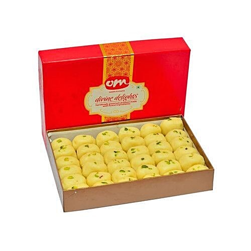 Buy Om Sweets Sweets Plain Peda 1 Kg Online at the Best Price of Rs ...