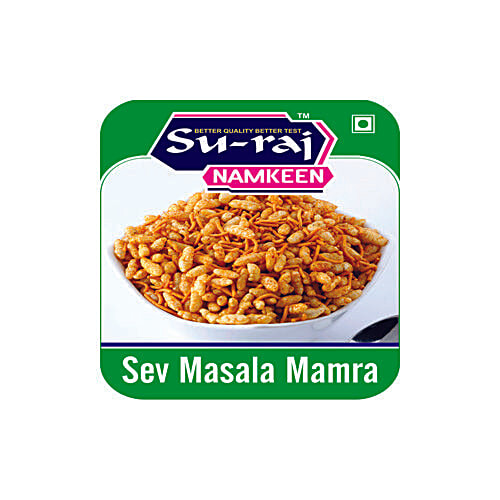 Buy Su Raj Namkeen Namkeen Masala Sev Mamra 1 Kg Packet Online at the ...