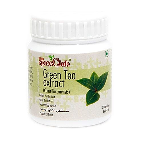 Buy The Spice Club Extract Capsules - Green Tea (Comellia Sinesis ...