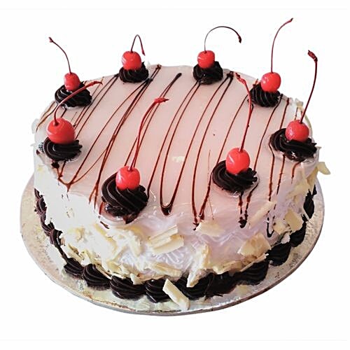 Buy Midas Touch Fresh Cakes - White Forest, Eggless 500 gm Online at ...