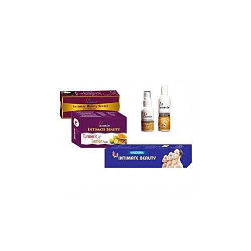 Buy Macaria Cosmetics Face And Body Whitening Kit 255 Gm 5 Pc Online at ...