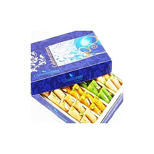 Buy Ghasitaram Sweets Sweets Rolls And Katlis Box 500 Gm Online at the ...