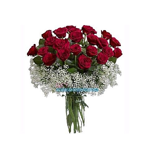 Buy Blooms Bouquets Flower Bouquet 20 Red Roses 1 Pc Online at the Best ...