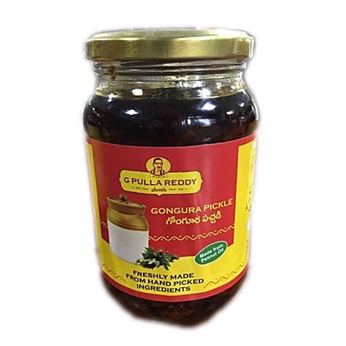 Buy G. Pulla Reddy Pickles - Gongura Online at Best Price of Rs null ...