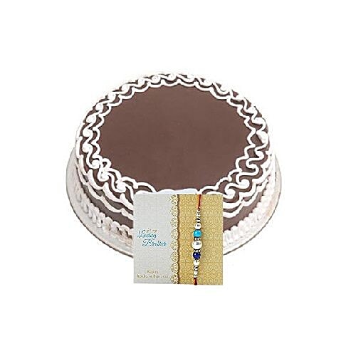 Buy FERNS N PETALS Combo - Rakhi &Chocolate Cake Online at Best Price ...